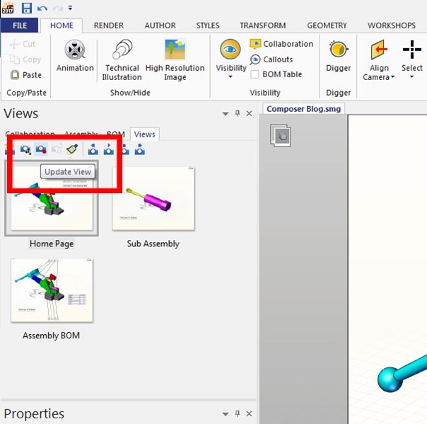 Solidworks Composer Linked Views The Solidapps Blog