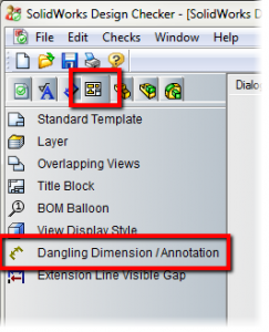 Tip: Use Design Checker to find dangling dimensions – The SolidApps Blog